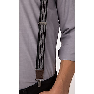 Chef Works Unisex Pant Suspenders, Black Gray, One Size