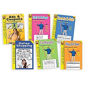 Remedia Publications Practical Practice Reading Book Series, Set of 6