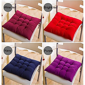 AOKID Seat Cushion for Office Chair Non-Slip Desk Chair Cushion Soft Breathable Chair Cushions for Home, Office, Car Navy Blue