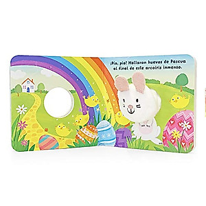 Salta y corre, Conejito / Hippity, Hoppity, Little Bunny Finger Puppet Book (Spanish Edition)