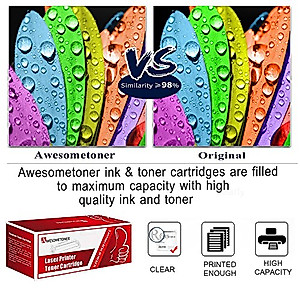 Awesometoner Compatible Fax Ribbon Cartridge Replacement for Brother PC401 C use with Intellifax 560, 565, 580 (Black, 1-Pack)