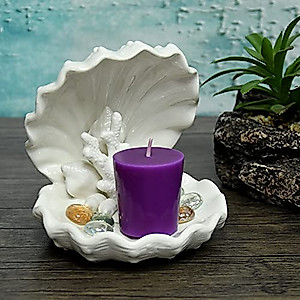 Zest Candle 12-Piece Votive Candles, Purple