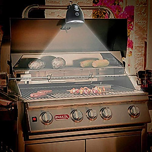 Culinary King LED Barbecue Grill Light - Fully-Adjustable, Attaches to any Grill Handle, 50,000 Hour Lifespan, Lifetime Guarantee
