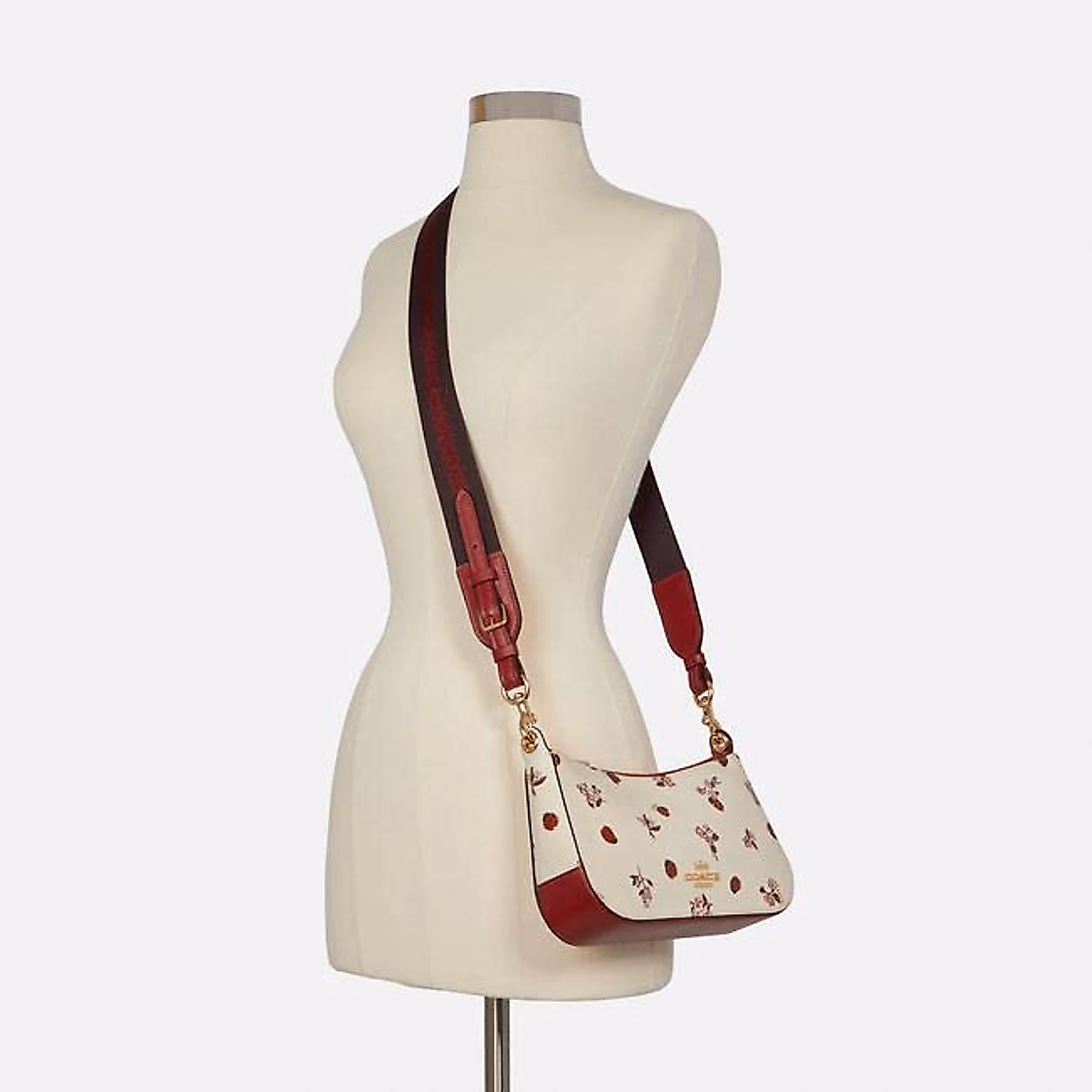 COACH Jes With Ladybug Floral Print Crossbody