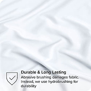 Twin XL Sheet Set - 4 Piece Set - Hotel Luxury Bed Sheets - Ultra Soft - Deep Pockets - Easy Fit - Cooling & Breathable Sheets - Wrinkle Resistant - Cozy - White - Twin Extra Long Sheets - 4 PC
