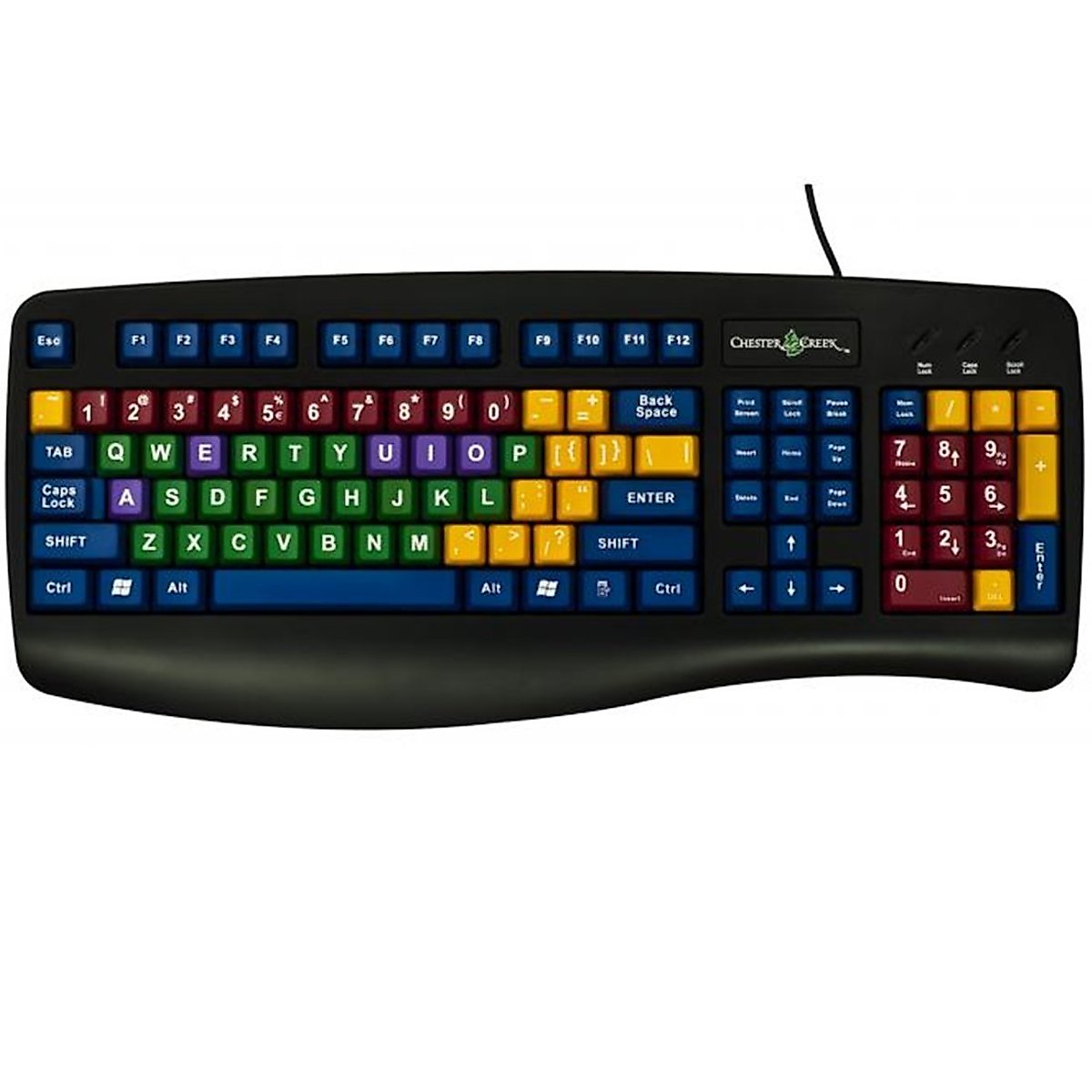 LearningBoard A Full-Featured Keyboard Designed for The Hands of A Child Black PS2-USB