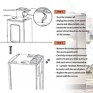 9907180015 Controller Replacement Part Compatible with Masterbuilt Bluetooth Digital Electric Smoker, Digital Control Panel for: MB20074719, MB20073519, MB26073519, MB20073119, MB25073519, etc.