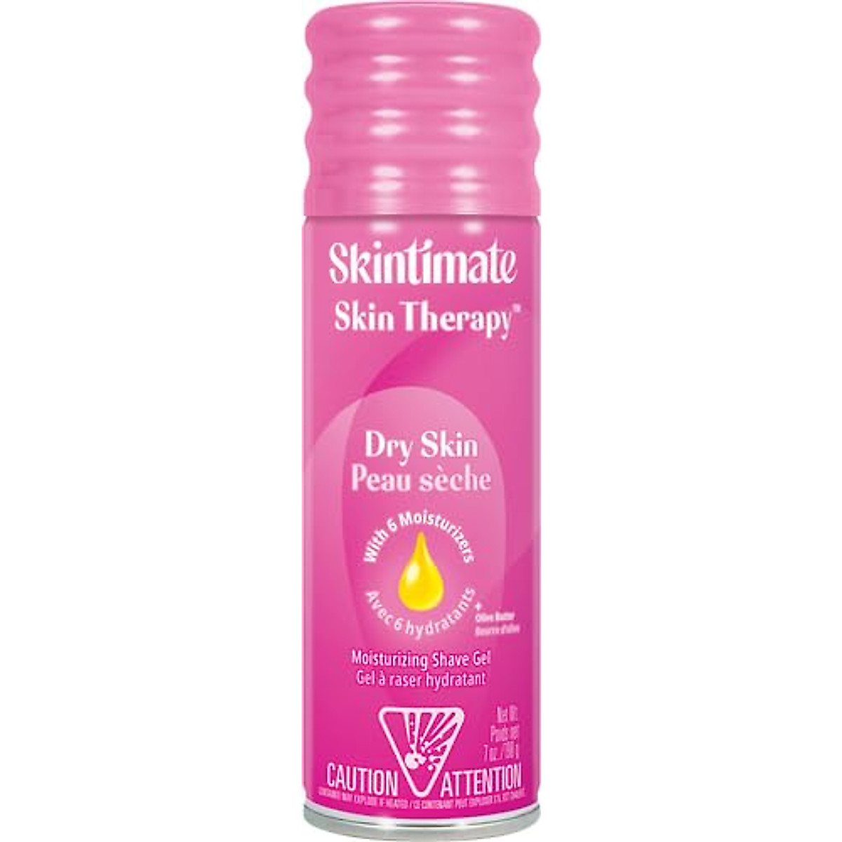 Skintimate Skin Therapy Dry Skin Womens Moisturizing Shave Gel, 198g