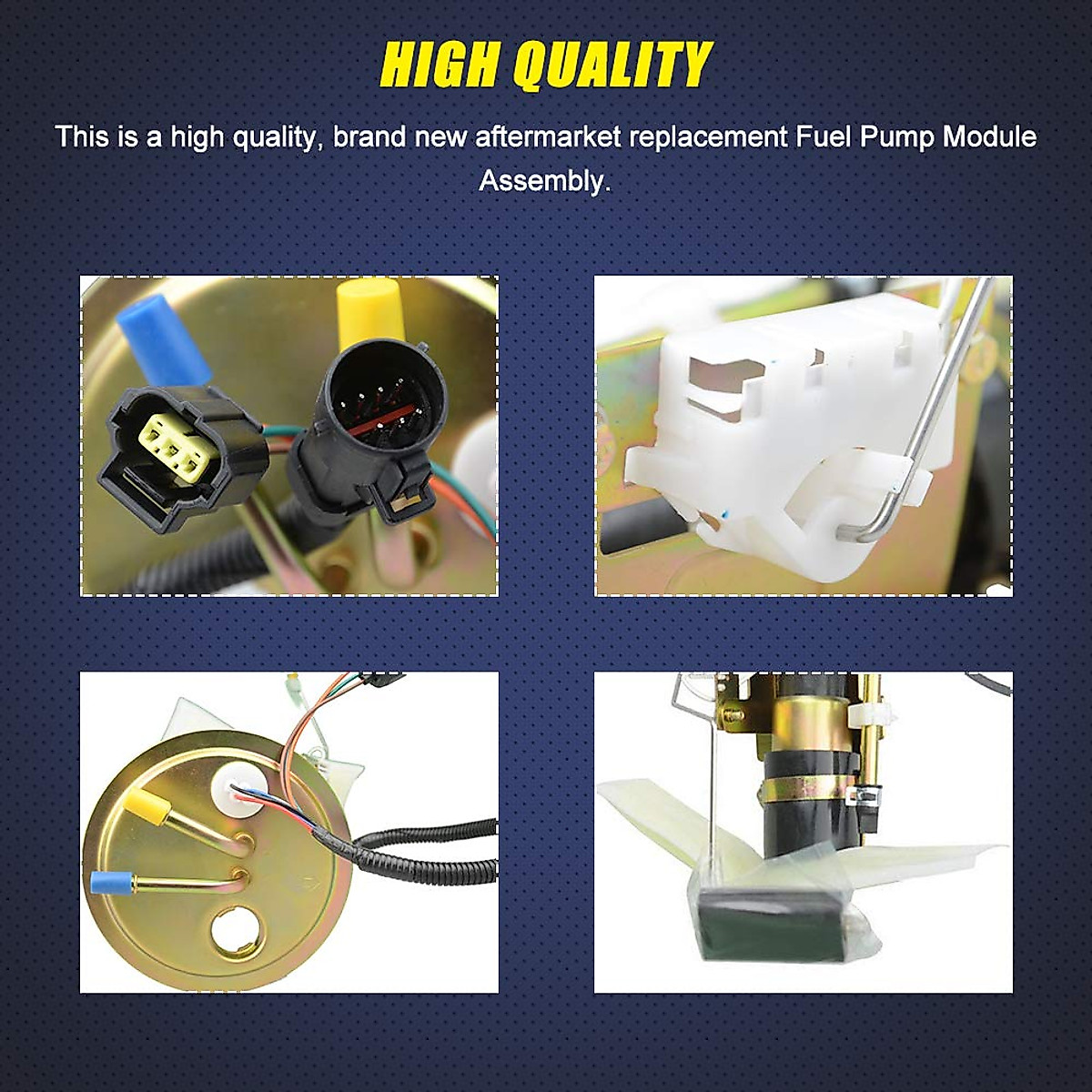 Fuel Pump Module Assembly E2297S for 1999 2000 2001 2002 FORD EXPEDITION 4.6L 5.4L 1999 LINCOLN NAVIGATOR (4WD Only) TOPSCOPE FP2297S