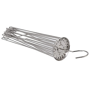 Yosoo Clothes Drying Rack, Umbrella Type Clothes Hanger Stainless Steel Foldable Clothes Drying Rack for Household Towel Baby Underwear