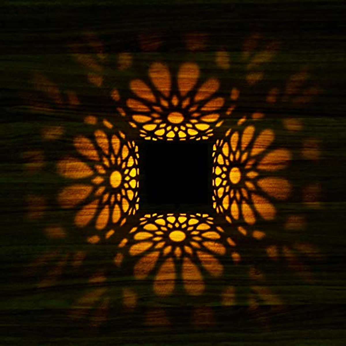 Solar Lanterns Outdoor, 2 Pack Metal Garden Decor Patio Decor LED Hanging Solar Lights Table Lamp for Patio, Yard, Walkway, Pathway