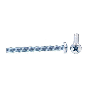 Prime-Line 9009598 Machine Screws, Pan Head, Phillips/Slotted Combination Drive, 1/4-20 x 2-1/2 In. (50 Pack)