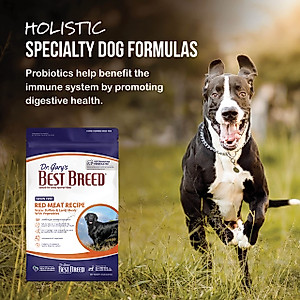 Best Breed Dr. Gary's Grain Free Red Meat Recipe Slow-Cooked in USA [Natural Dry Dog Food for All Breeds and Sizes] - 13lbs., Dark Brown