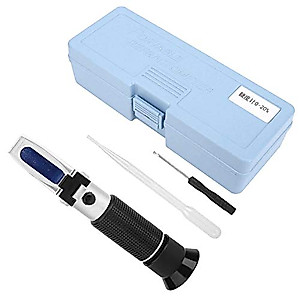 T angxi Sugar Refractometer Test Meter, Handheld Sugar Test Meter Refractometer 0-20% Brix Meter with Accurant Index for Automatic Temperature Compensation