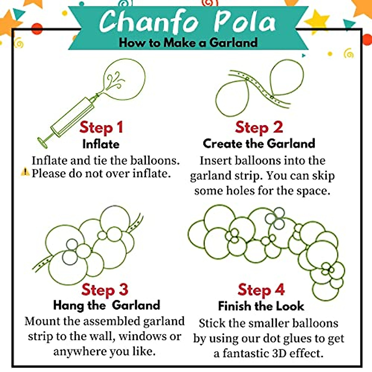 Chanfo Pola Sage Green Balloon Garland Arch Kit 18" 12" 10" 5" Different Sizes, Oh Baby Shower Olive Green Balloons White Metallic Gold Confetti Balloons for Party Birthday Decorations