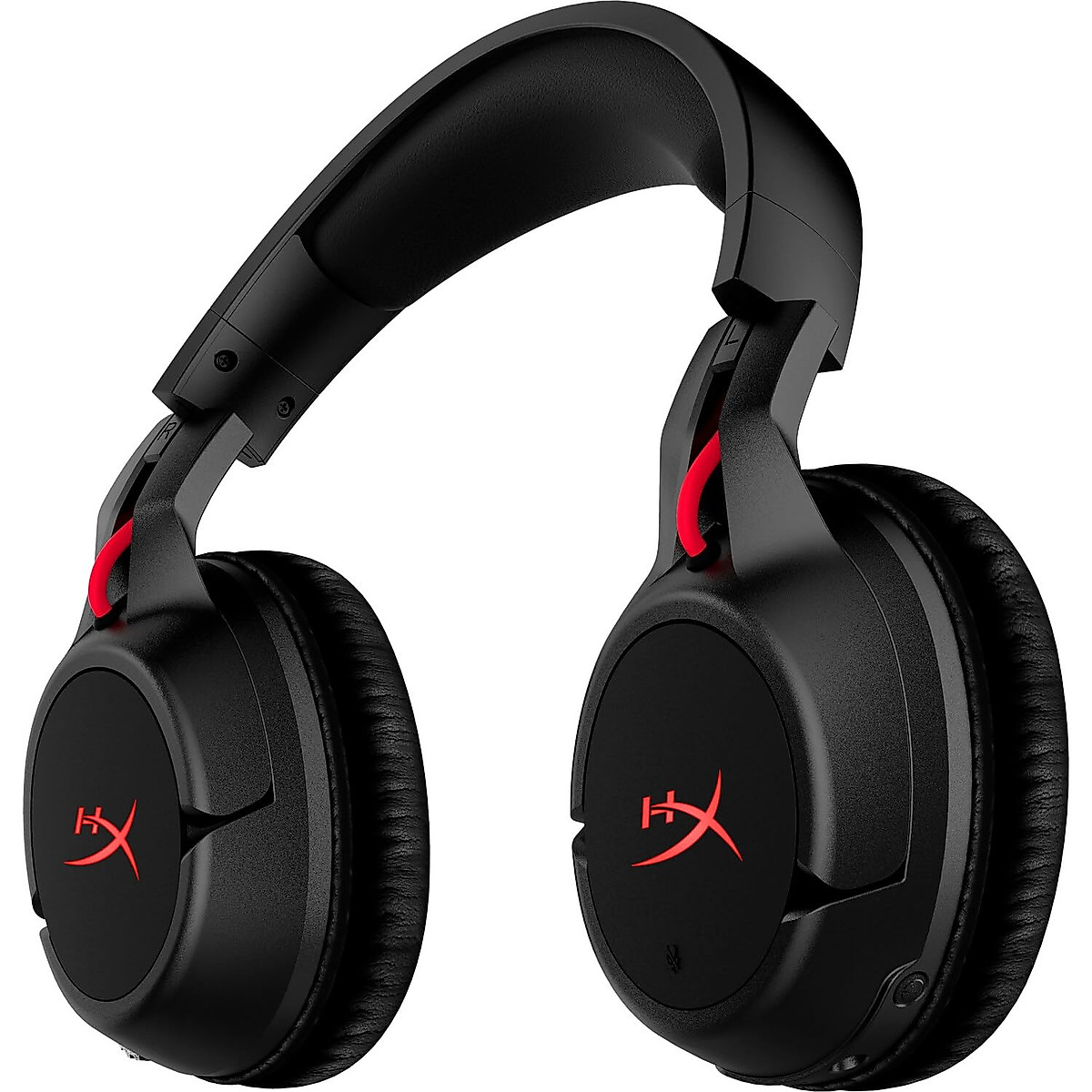 HyperX Cloud Flight - Wireless Gaming Headset, Battery Lasts Up to 30 hours of Use, Detachable Noise Cancelling Microphone, Red LED Light, Bass, Comfortable Memory Foam, PS4, PC, PS4 Pro (Renewed)