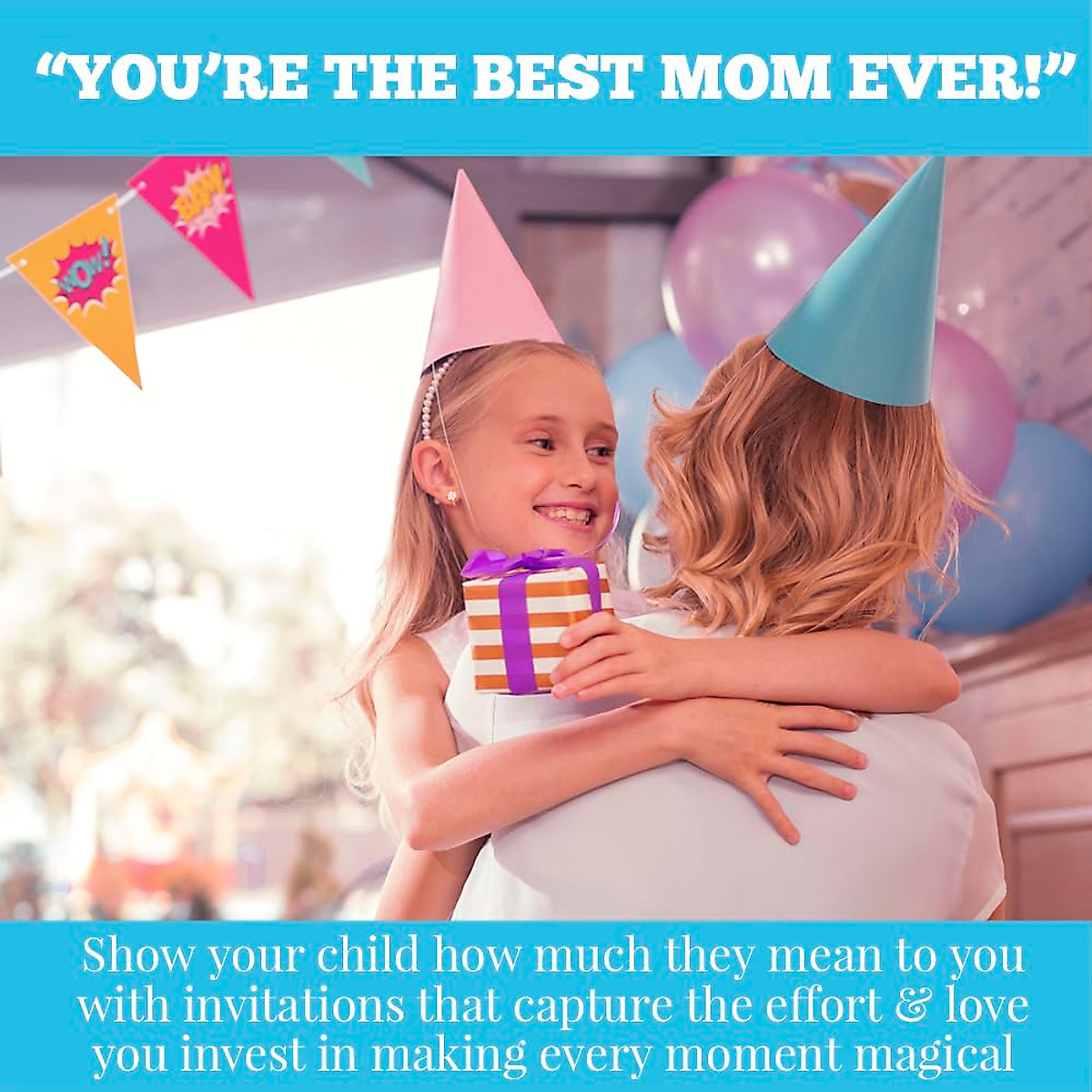 Arctic Friends Winter Birthday Party Invitations with Penguin, Narwhal, Whale, Polar Bear and Seal. 20 5x7 Fill In Cards with Twenty White Envelopes by AmandaCreation