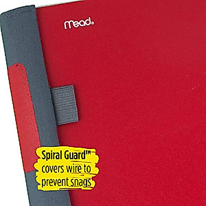Five Star Advance Spiral Notebook, 5 Subject, College Ruled Paper, 200 Sheets, 11" x 8-1/2, Color Selected For You (06326)