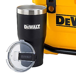 Dewalt DXC1013B 10 Quart Roto-Molded Lunchbox Cooler/ 10 Quart Ice Pack Cooler/ 30 oz. Black Tumbler Combo