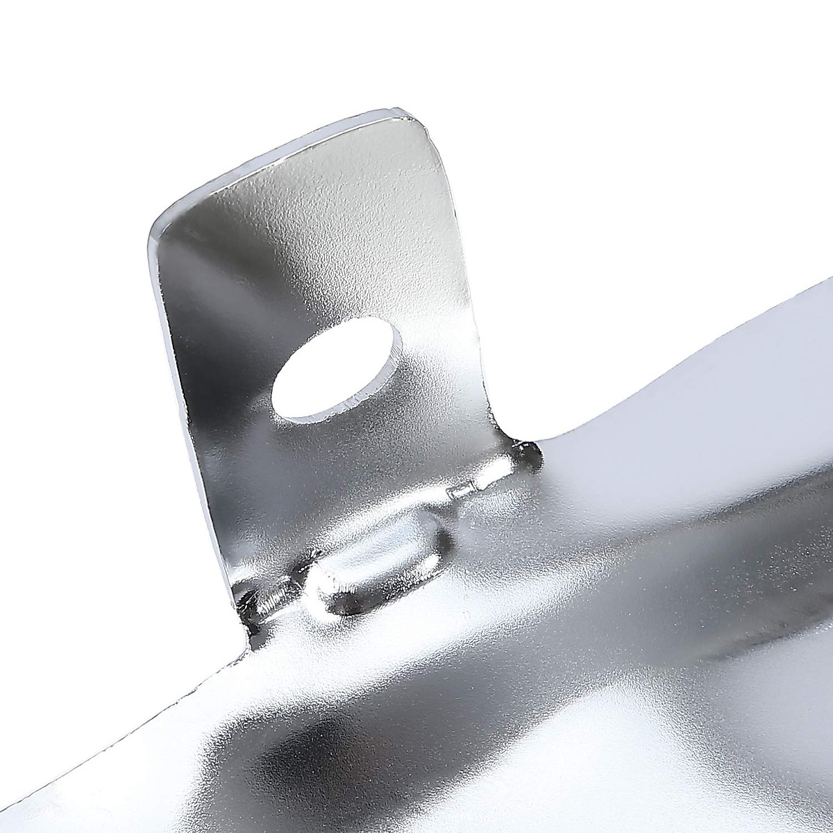 ECOTRIC Rear Bumper Ends Caps Cover Compatible with 2015-2020 Ford F150 Replacement For FO1102380 W/O Park Sensor Holes Chrome Steel Left & Right