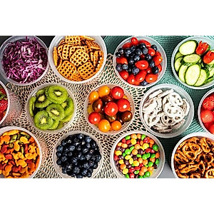 SafeWare Deli Plastic Food Storage Containers with Airtight Lids [ 20Sets-8oz | 20Sets-16oz | 20Sets-32oz] - Great for Slime, Microwave | Dishwasher | Freezer Safe | Leakproof | (60 Mix Sets)