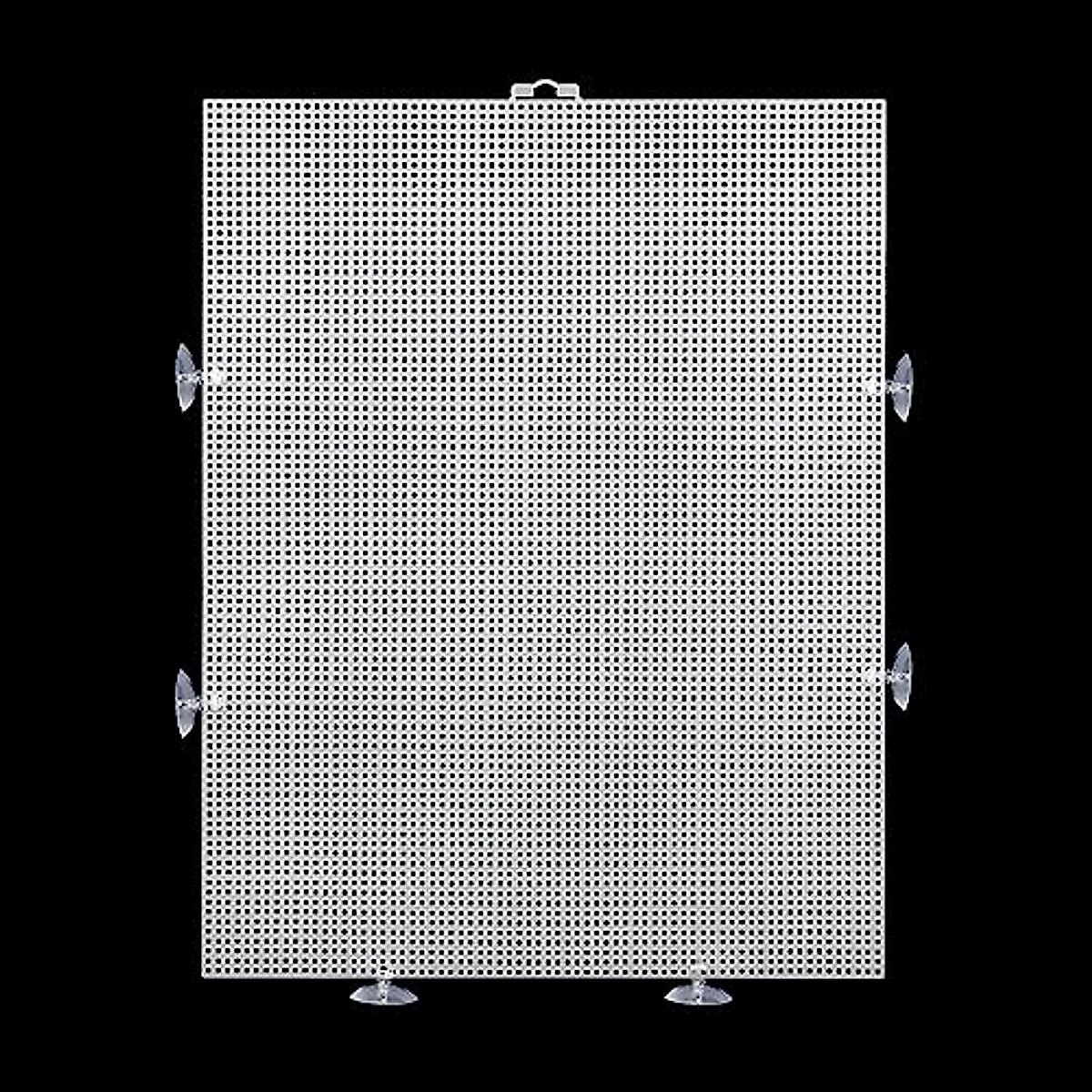 4PCS Fish Tank Divider, Aquarium Divider, Fish Clear Plastic Tank Separator with Suction Cups DIY Designed Clear Easy to Bent Cut and Assemble Reusable Partition Grid for Separating Fishes 10 x 13in