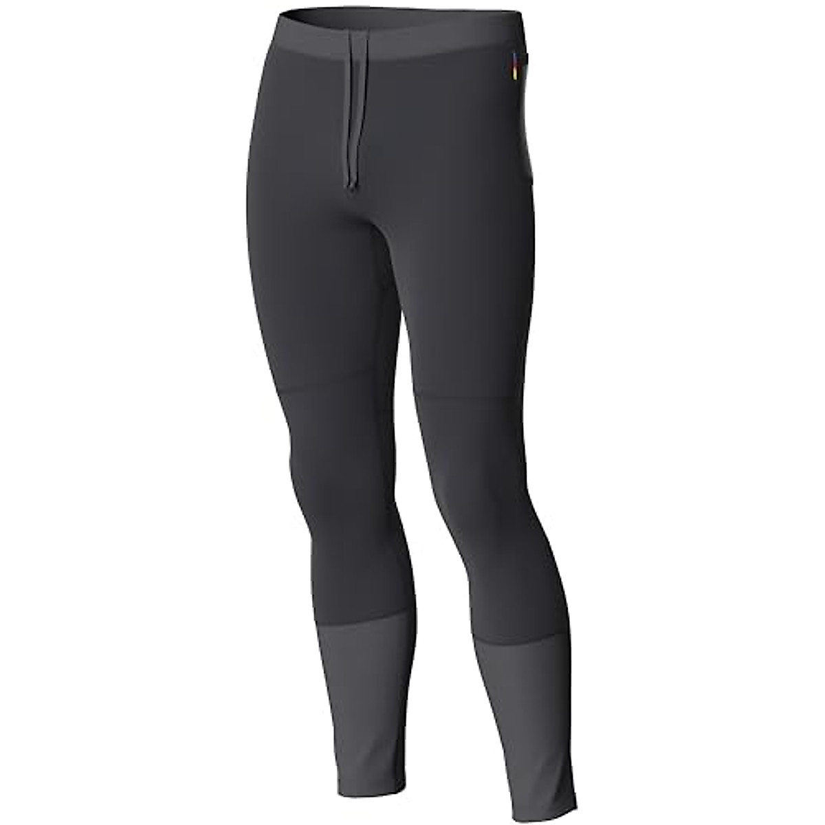 Salomon Men's Standard Cross Run Tight, Deep Black, Large