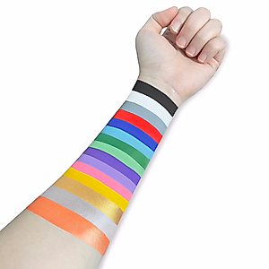 Wismee Professional Face Paint Body Paint, Water Based Body Paint Full Coverage for Adults Children Cosplay Corpse Bride SFX Costumes Festivals Makeup-White