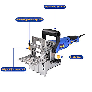 Steel Force DJ710 Dual Spindle Dowel Jointer,Wood Dowels Joiner 710W 120V 60Hz
