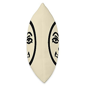 Eat My Shirtz Black Rummikub Joker Face Throw Pillow, 18x18, Multicolor