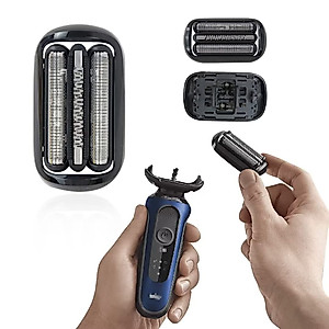 53B Replacement Electric Shaver Replacement Head for Br-aun Series 5/6 Br-aun Shaver 53B 50-R1000S/50-B1300S 6075Cc 6020S (Black)