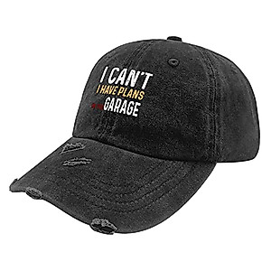 i Cant i Have Plans in The Garage Dad Hats Garage Dad Hats for Men Vintage Dad Hats Adjustable