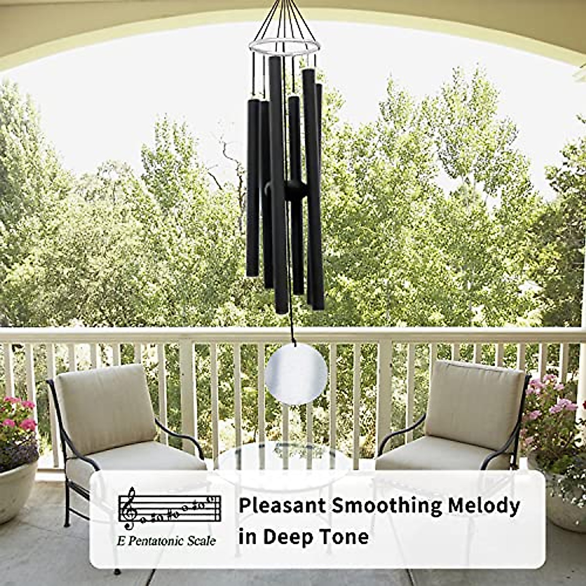 ASTARIN Wind Chimes Outdoor Large Deep Tone,36Inch Large Wind Chimes ...