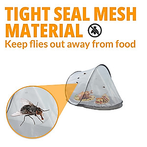 E-GOSO X-Large Food Cover for Outdoors, Food Vendors Farmer Market Events, Food Tent, Mesh Net, Camping Food Tent, Wind Resistant Food Cover