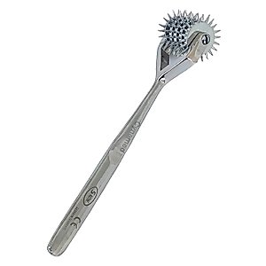 ArTLaB-Premium German Wartenberg Neuro Pinwheel Diagnostic Instrument Sensory Wartenberg Pinwheel 1,3.5,7 Head Strong Wheel Stainless Steel Nerve Tester (5 Head)