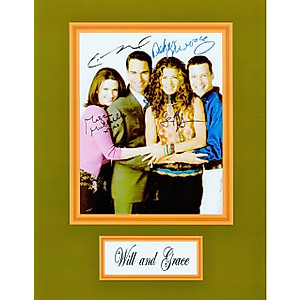 Will and Grace, 8 X 10 Photo Display Autograph on Glossy Photo Paper