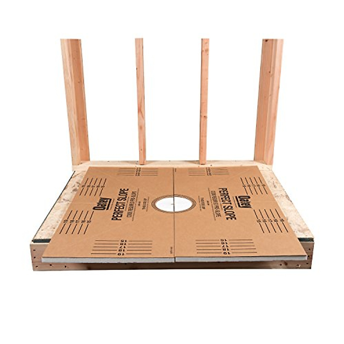 Oatey 41640 Perfect Slope Base, 40 in. x 40 in.,Brown