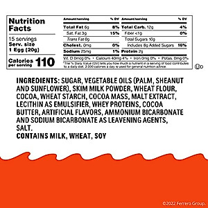 Kinder Joy Eggs, Sweet Cream and Chocolatey Wafers with Toy Inside, Great for Easter Egg Hunts, 0.7 Ounce (Pack of 15)