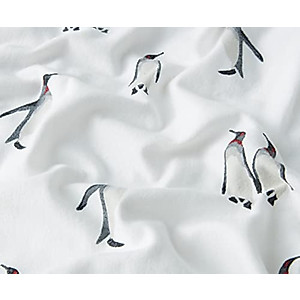 Eddie Bauer - Queen Sheets, Cotton Flannel Bedding Set, Brushed For Extra Softness, Cozy Home Decor (Rookeries, Queen)