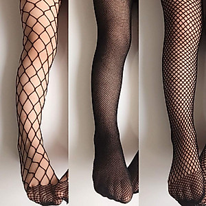 High Waist Tights Fishnet Stockings, Girls Mesh Stockings Toddler Kids Baby Fishnet Stockings Black Pantyhose Tights