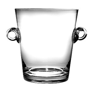 Barski -Glass- Ice Bucket- Wine Cooler - 9.25"H - Glass - with 2 handles - Clear - Made in Europe