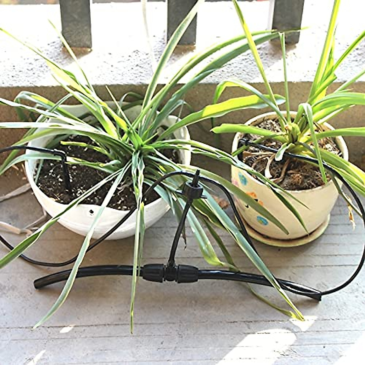 Koleso 6m 8/11 4/7mm Hose Timer Automatic Drip Irrigation System Balcony Greenhouse Watering Kits For 12 Bonsai Flower Pots Irrigation