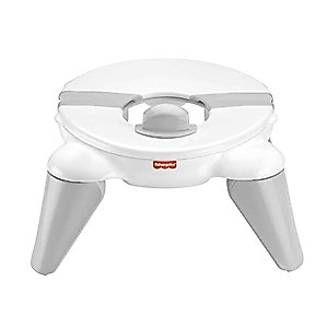 Fisher-Price 2-in-1 Travel Potty – Portable Infant to Toddler Potty Training Toilet and Removable Potty Ring for Travel