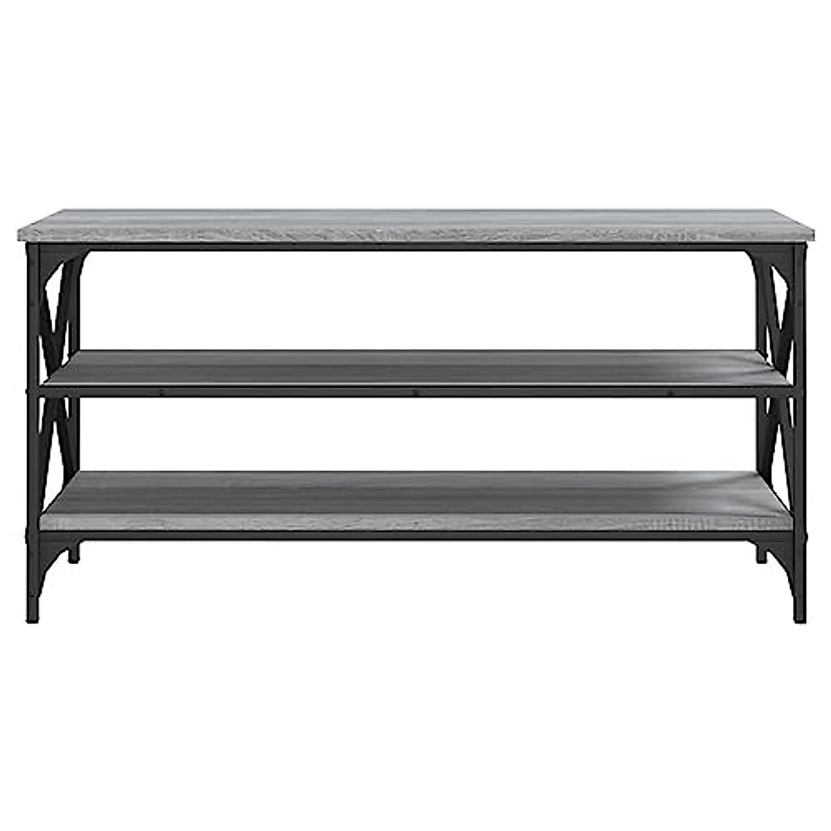 TV Cabinet,Entertainment Cabinet,TV Unit Cabinet,Modern TV Unit,for Living Room, Dinning Room, Bedroom, Rustic Brown Engineered Wood, grey sonoma 100 x 40 x 50 cm (Grey Sonoma 100 x 40 x 50 cm)