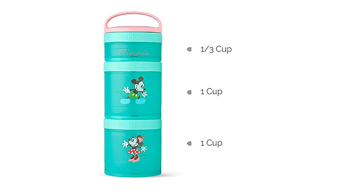 Whiskware Disney Snack Containers for Kids & Toddlers