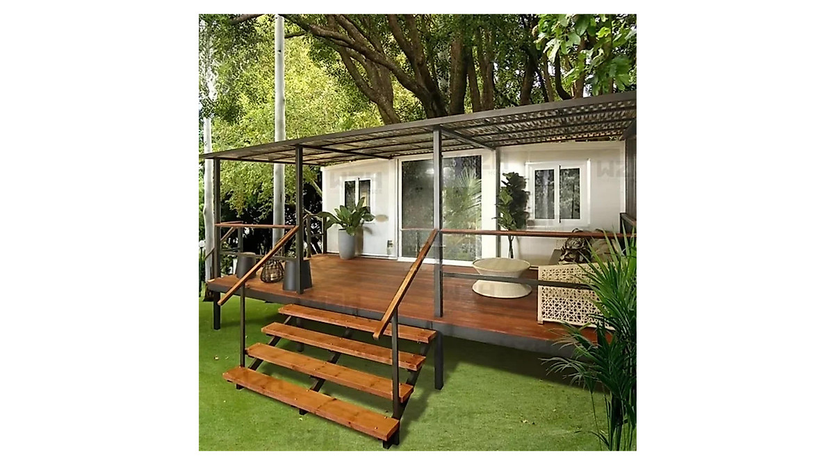 Luxury 3-Bed Expandable Prefab Container House - 40ft Home