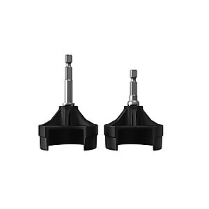 [2 Pack] Knitting Machine Adapter for Addi Knitting Machine with Hex Steel Bit ，Quick Knit Power Adapter Only for Addi Express/King Size，Crochet Machines Crank Handle Adapter