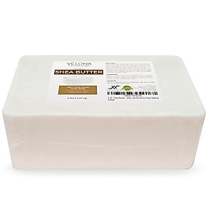 velona 5 LB - Shea Butter - Melt and Pour Soap Base SLS/SLES free | Natural Bars for The Best Result for Soap-Making