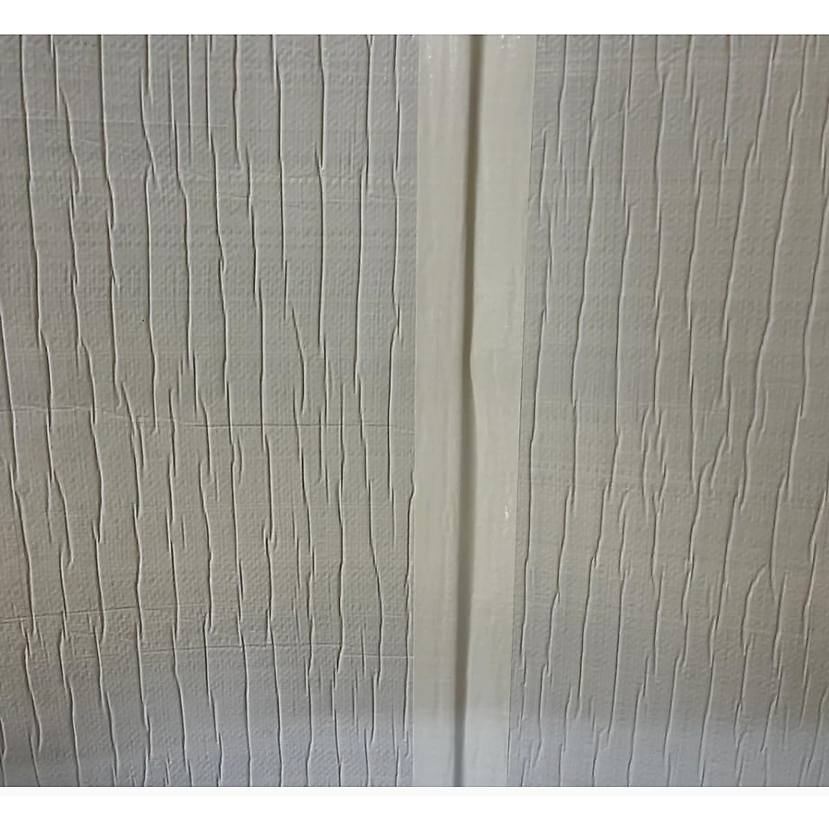 BlueTex Insulationㅤ 4'' Wide x 180' Long White Vapor Barrier Tape - 1 roll Waterproofing for Stucco, Crawlspaces, Repair, Underlayment Seams, Metal Building Seams, Excellent Air Barrier