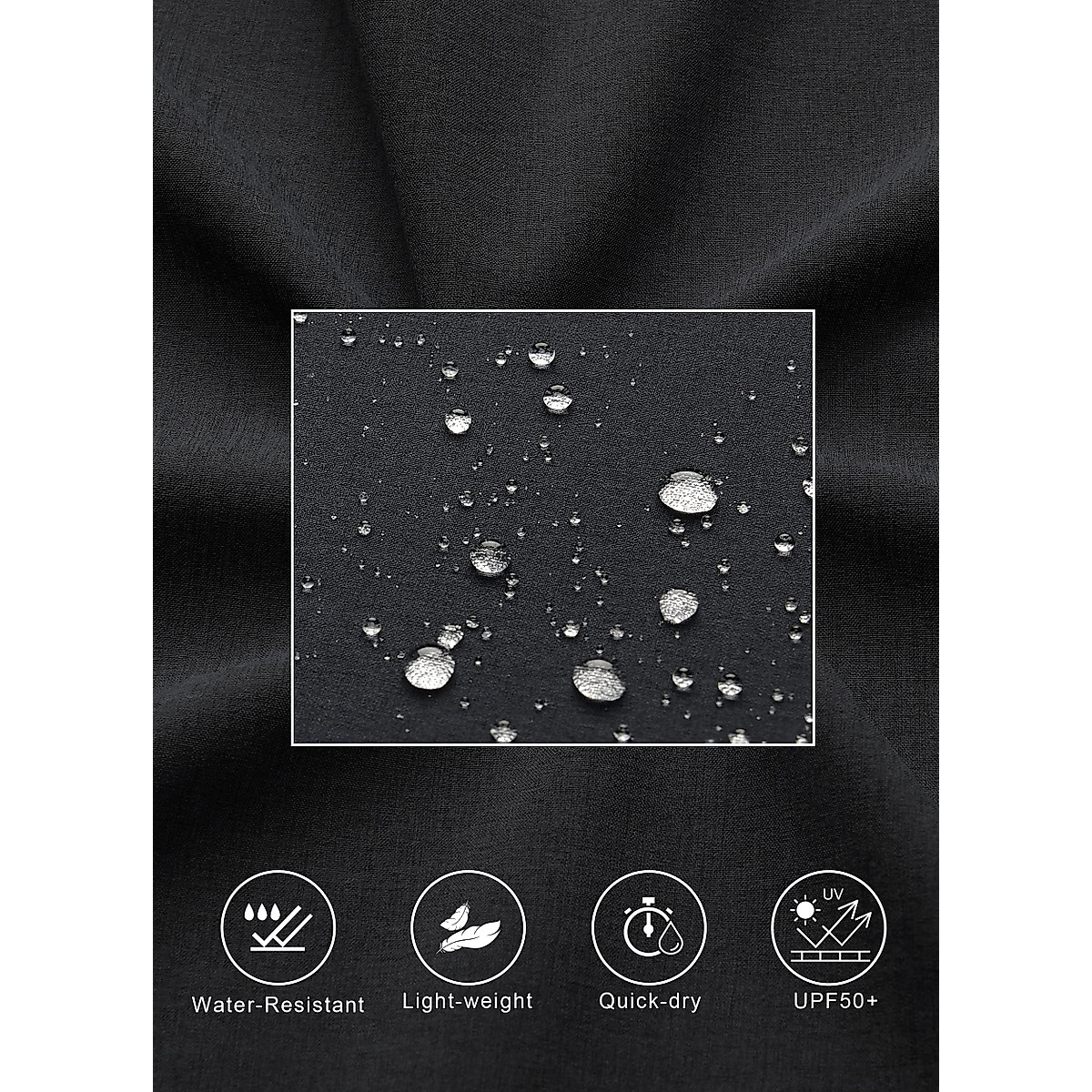 Libin Women's Golf Pants Lightweight Water Resistant Straight Leg Slacks Work Casual Dress Office Business Travel Hiking Pants, Black 6